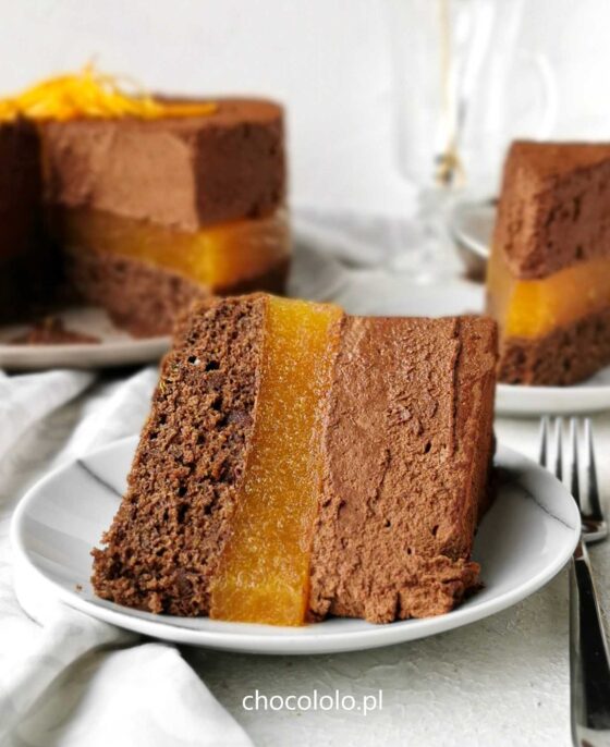 Podwójnie czekoladowe ciasto Delicja - Chocololo.pl - czekoladowy blog