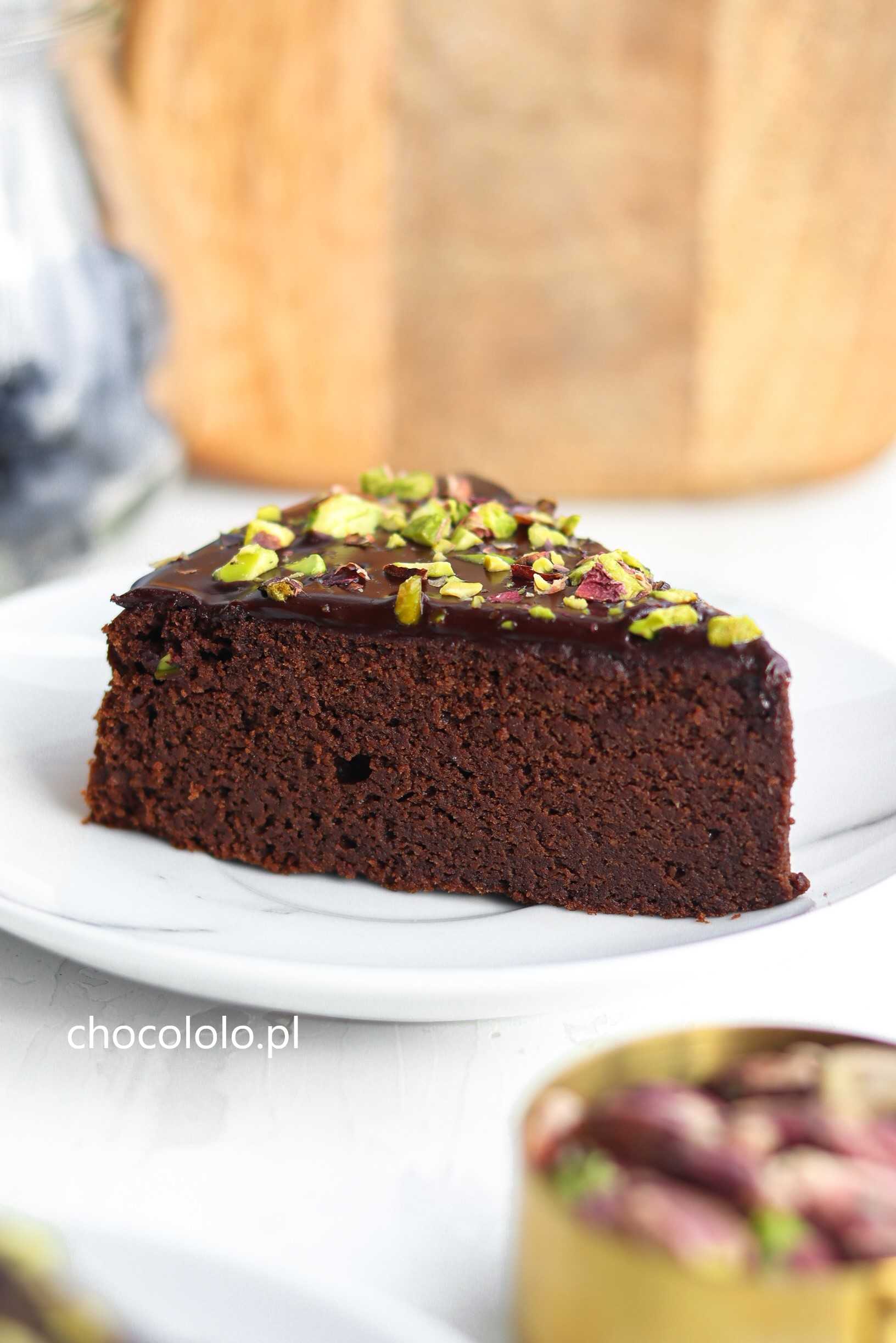 Czekoladowe ciasto z ciecierzycy - Chocololo.pl - czekoladowy blog