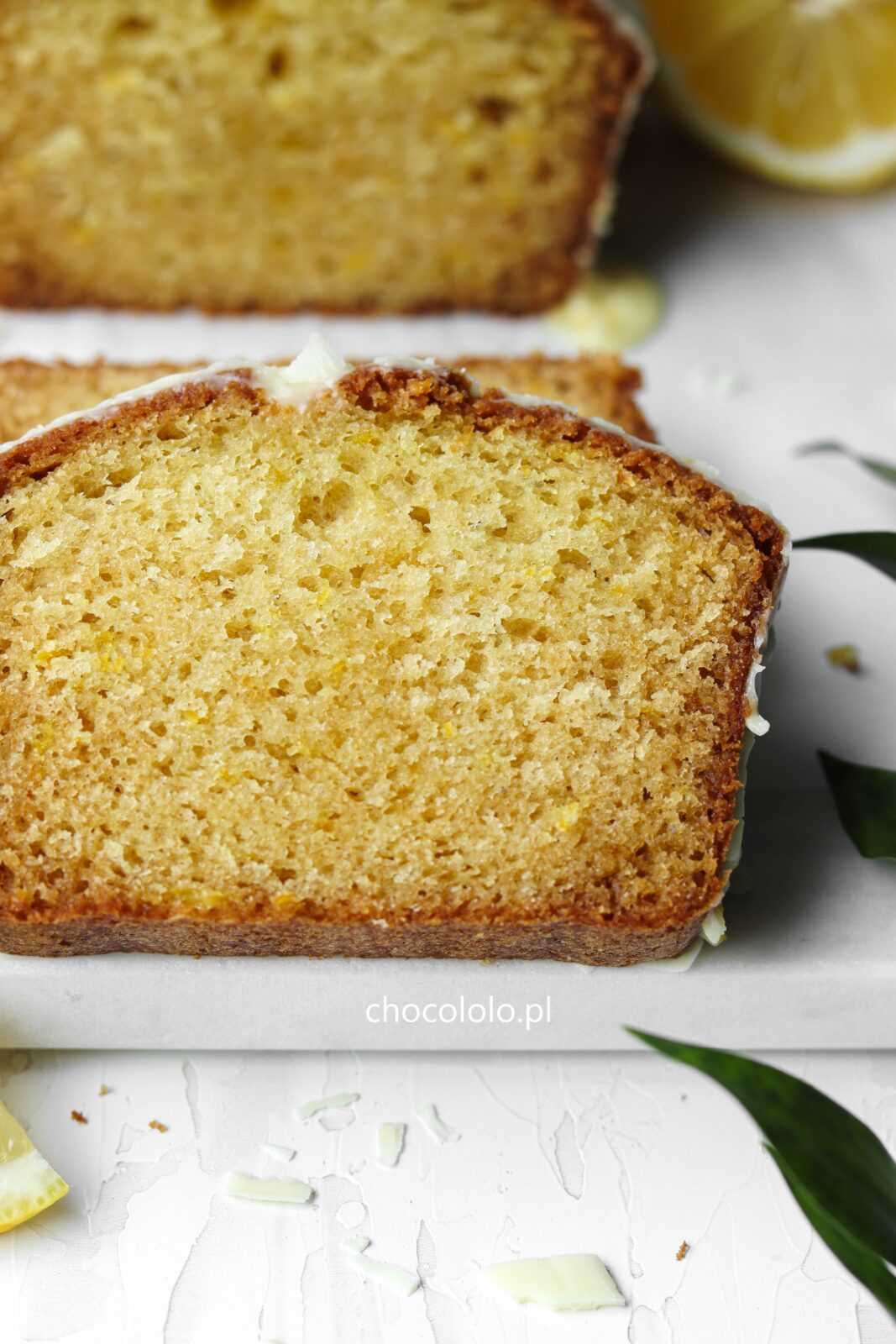 Ciasto cytrynowe z białą czekoladą - Chocololo.pl - czekoladowy blog