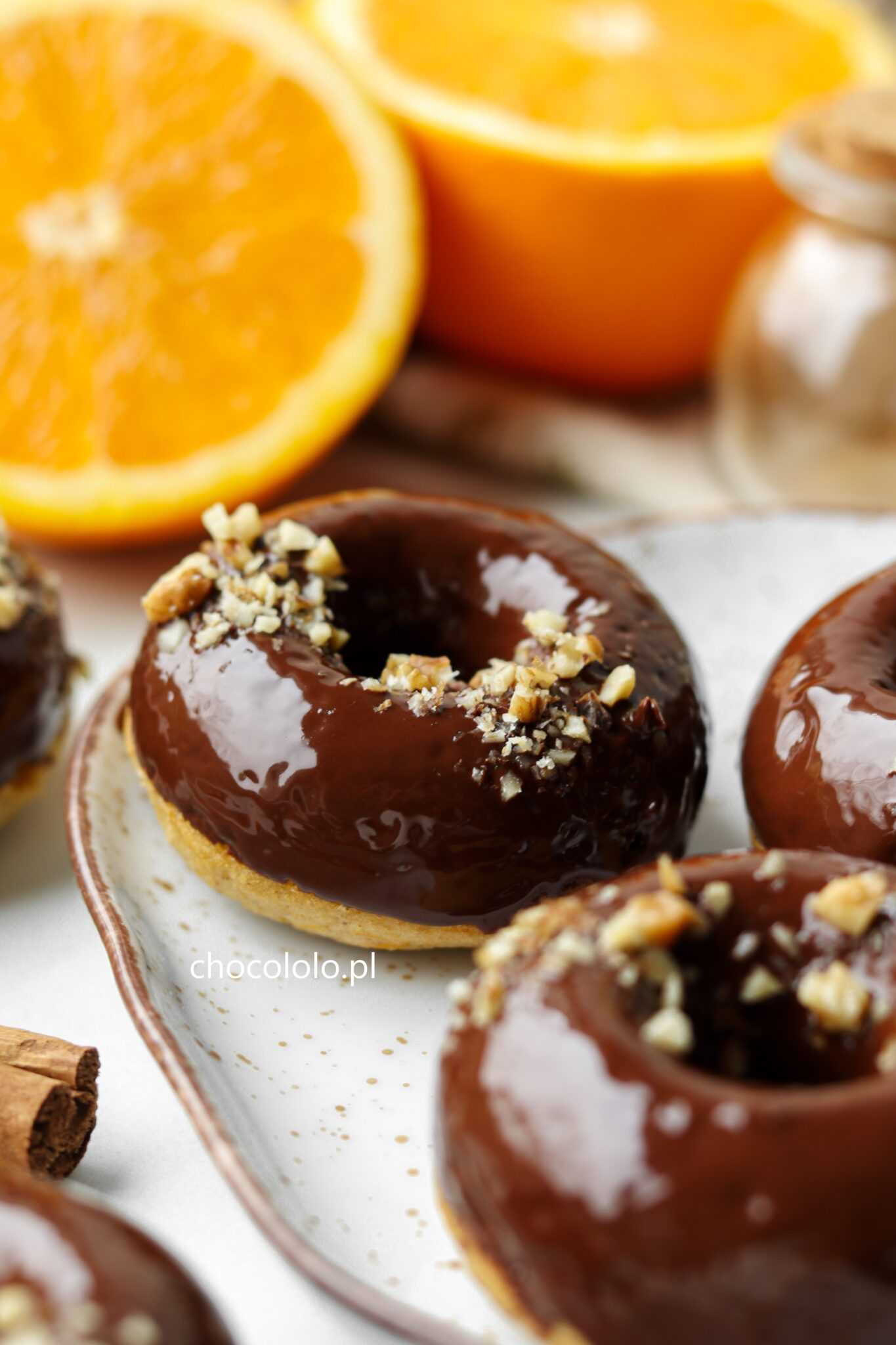 Dyniowe oponki z czekoladą (pieczone) - Chocololo.pl - czekoladowy blog