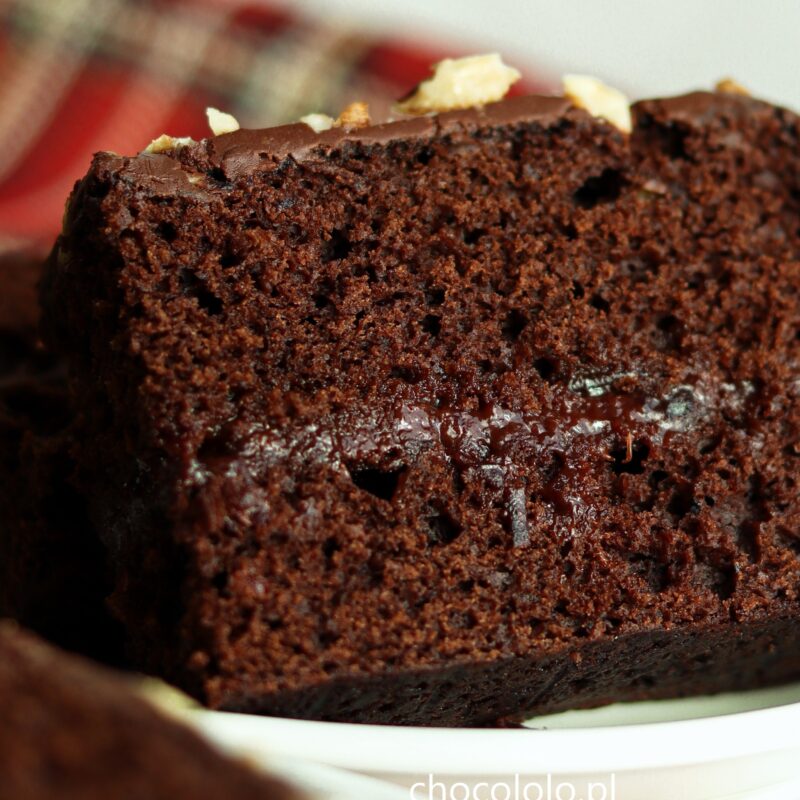 Czekoladowe ciasto piernikowe z powidłami - Chocololo.pl - czekoladowy blog