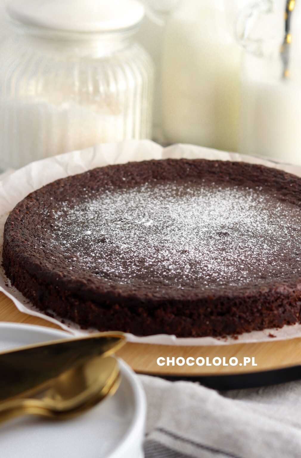 Kladdkaka - szwedzkie ciasto czekoladowe - Chocololo.pl - czekoladowy blog