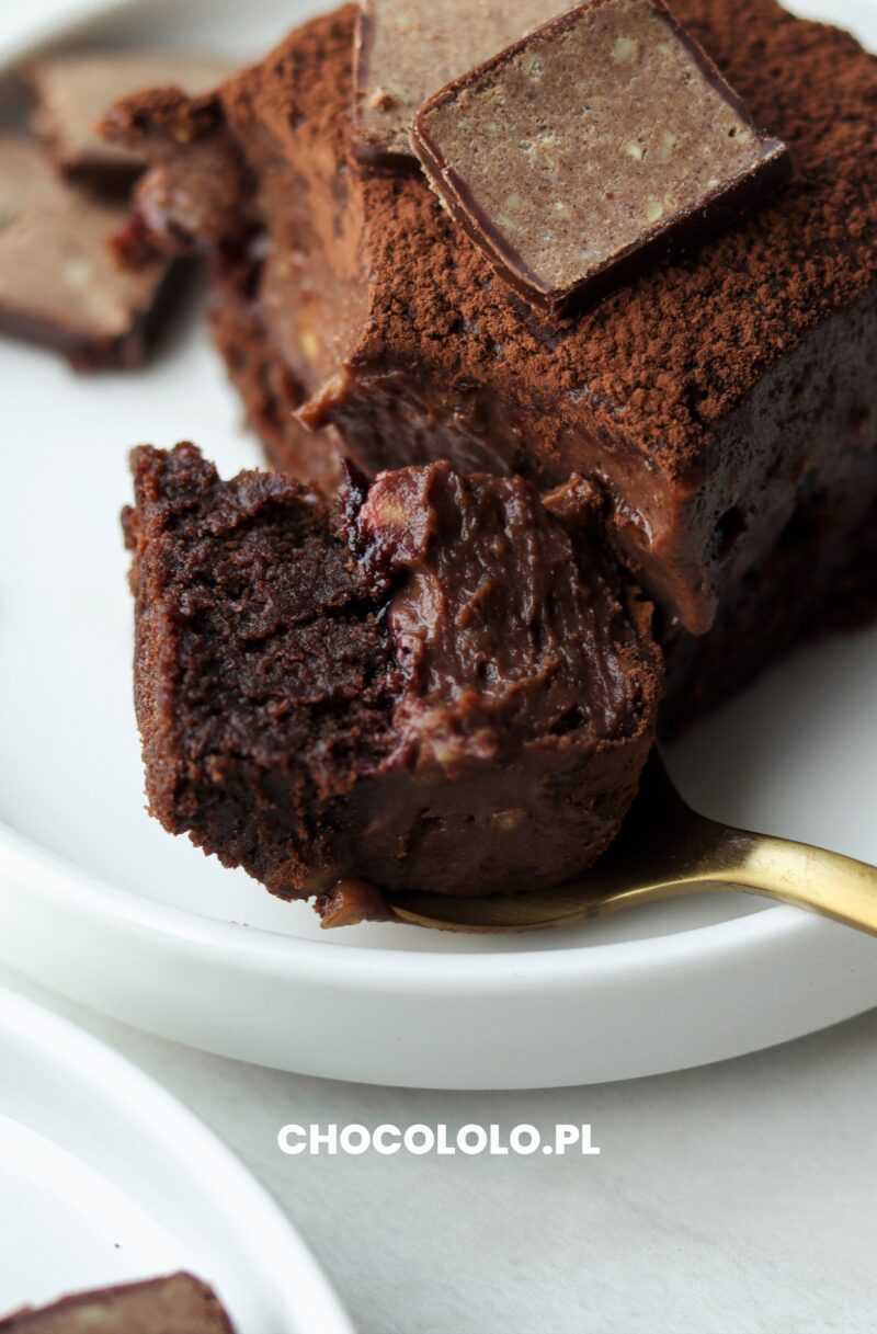 Czekoladowe ciasto Michałek z porzeczką - Chocololo.pl - czekoladowy blog