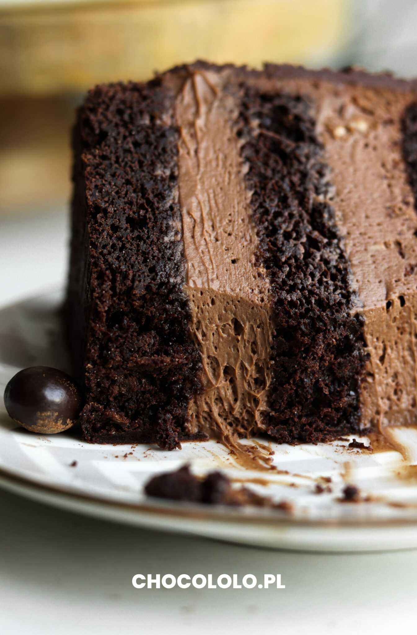 Mocno czekoladowe ciasto do tortu - Chocololo.pl - czekoladowy blog