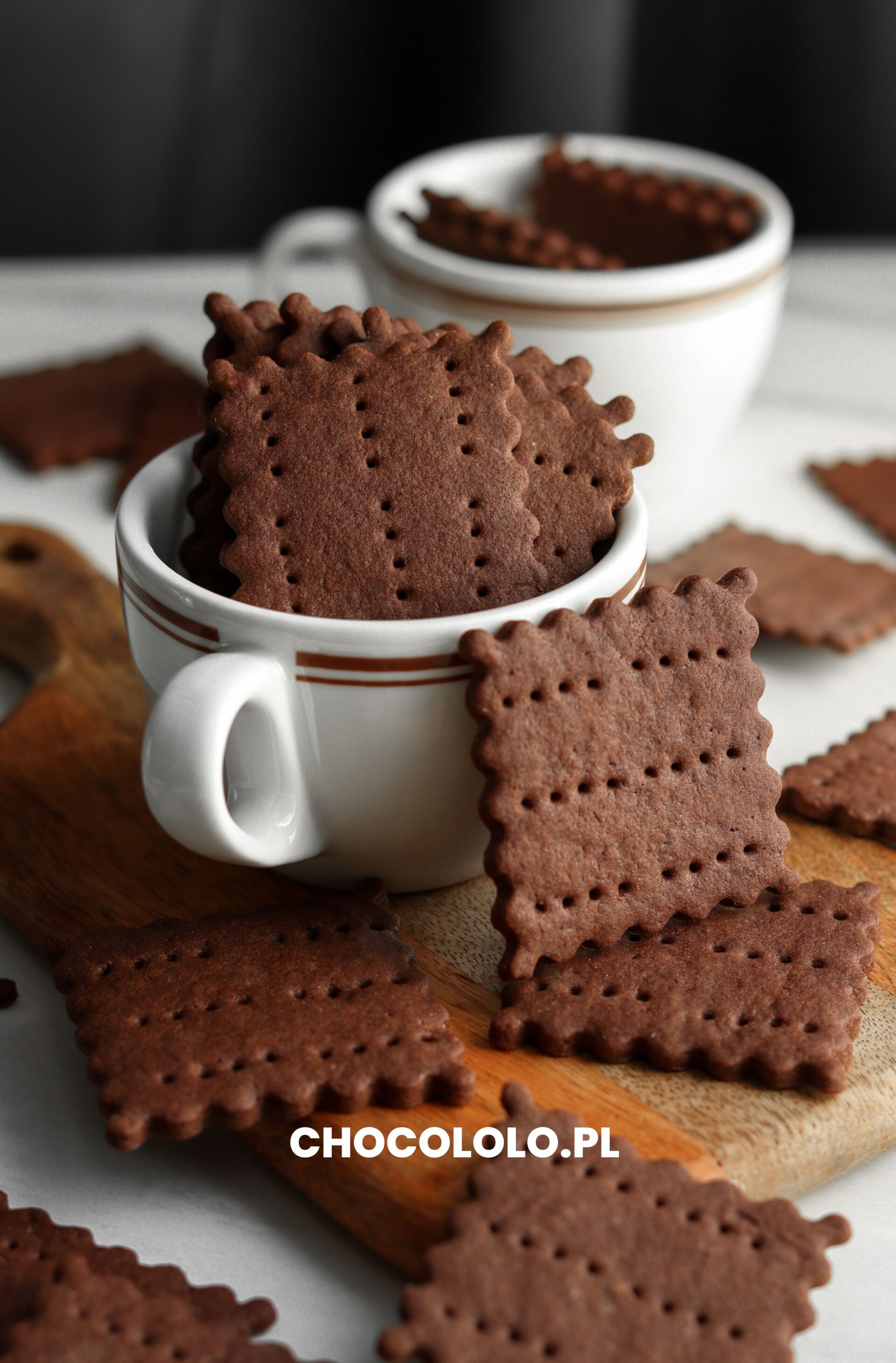 Herbatniki kakaowe - Chocololo.pl - czekoladowy blog