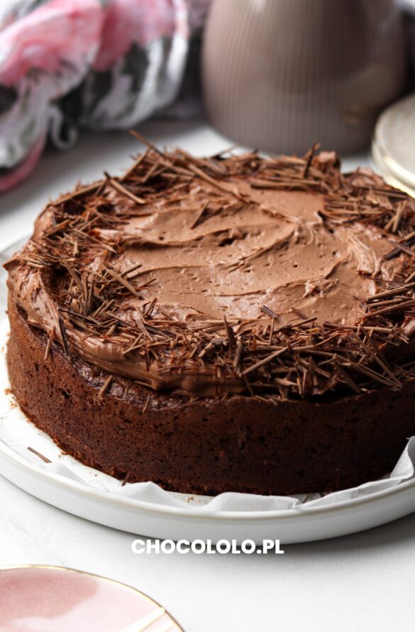 Bezmączne ciasto podwójnie czekoladowe - Chocololo.pl - czekoladowy blog