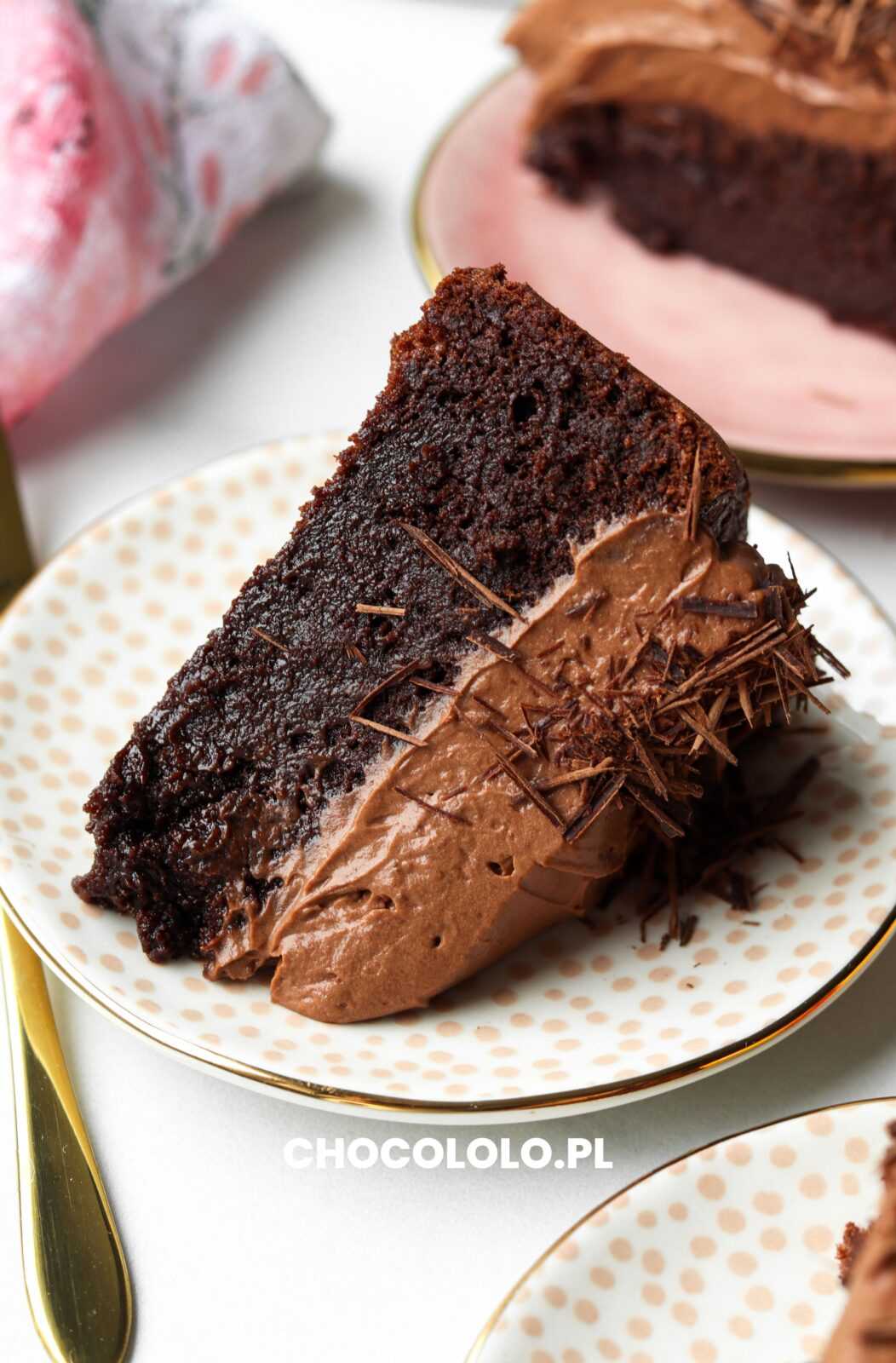 Bezmączne ciasto podwójnie czekoladowe - Chocololo.pl - czekoladowy blog