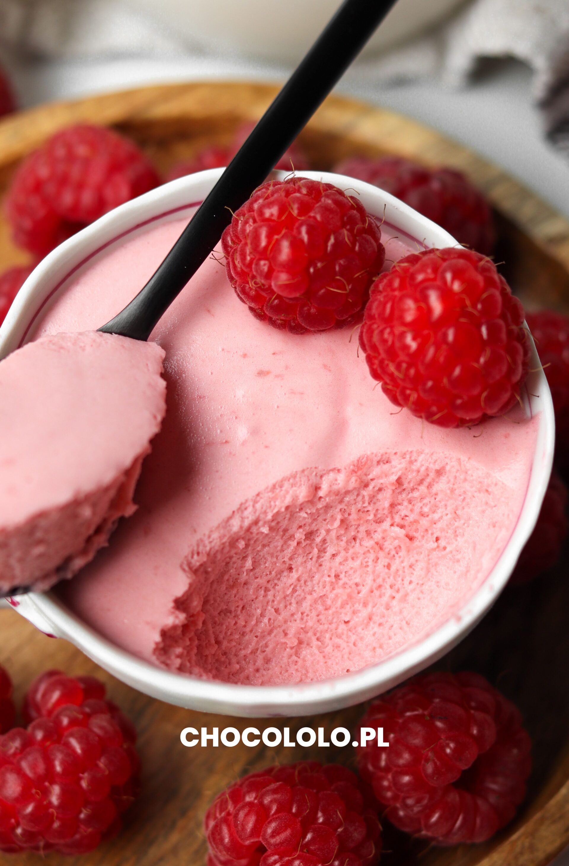 Mus malinowy (do tortu) - Chocololo.pl - czekoladowy blog