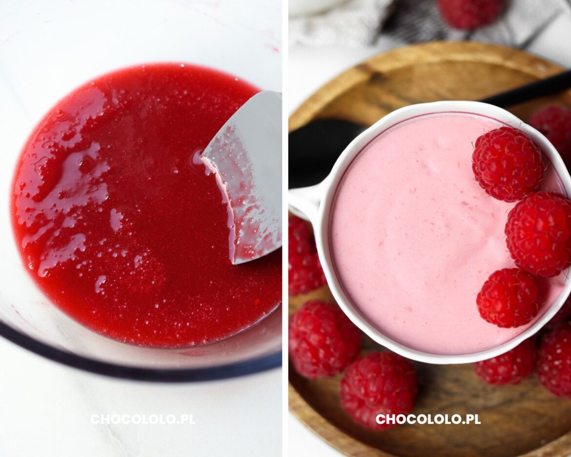 Mus malinowy (do tortu) - Chocololo.pl - czekoladowy blog