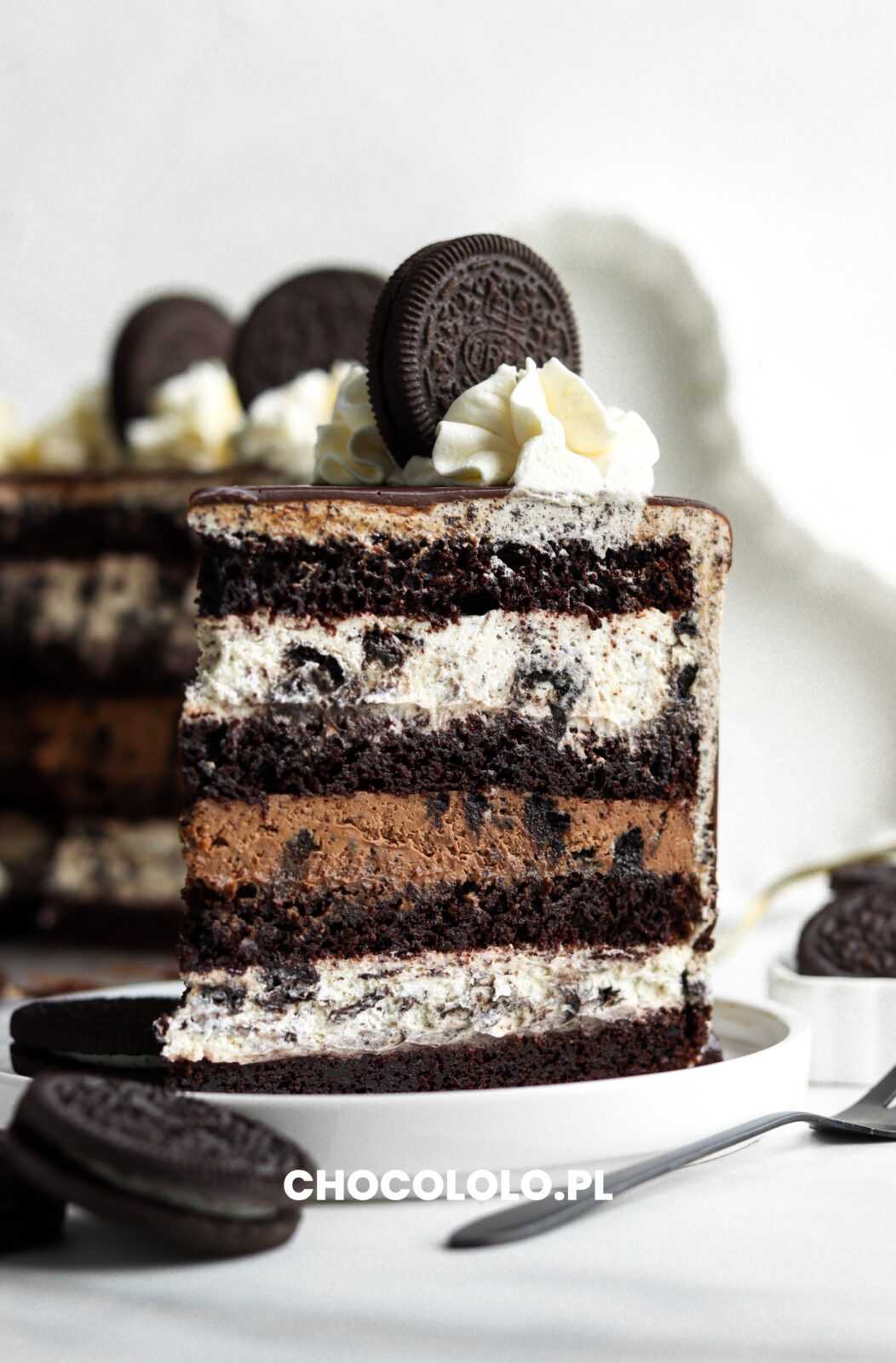 Tort Oreo - Chocololo.pl - czekoladowy blog