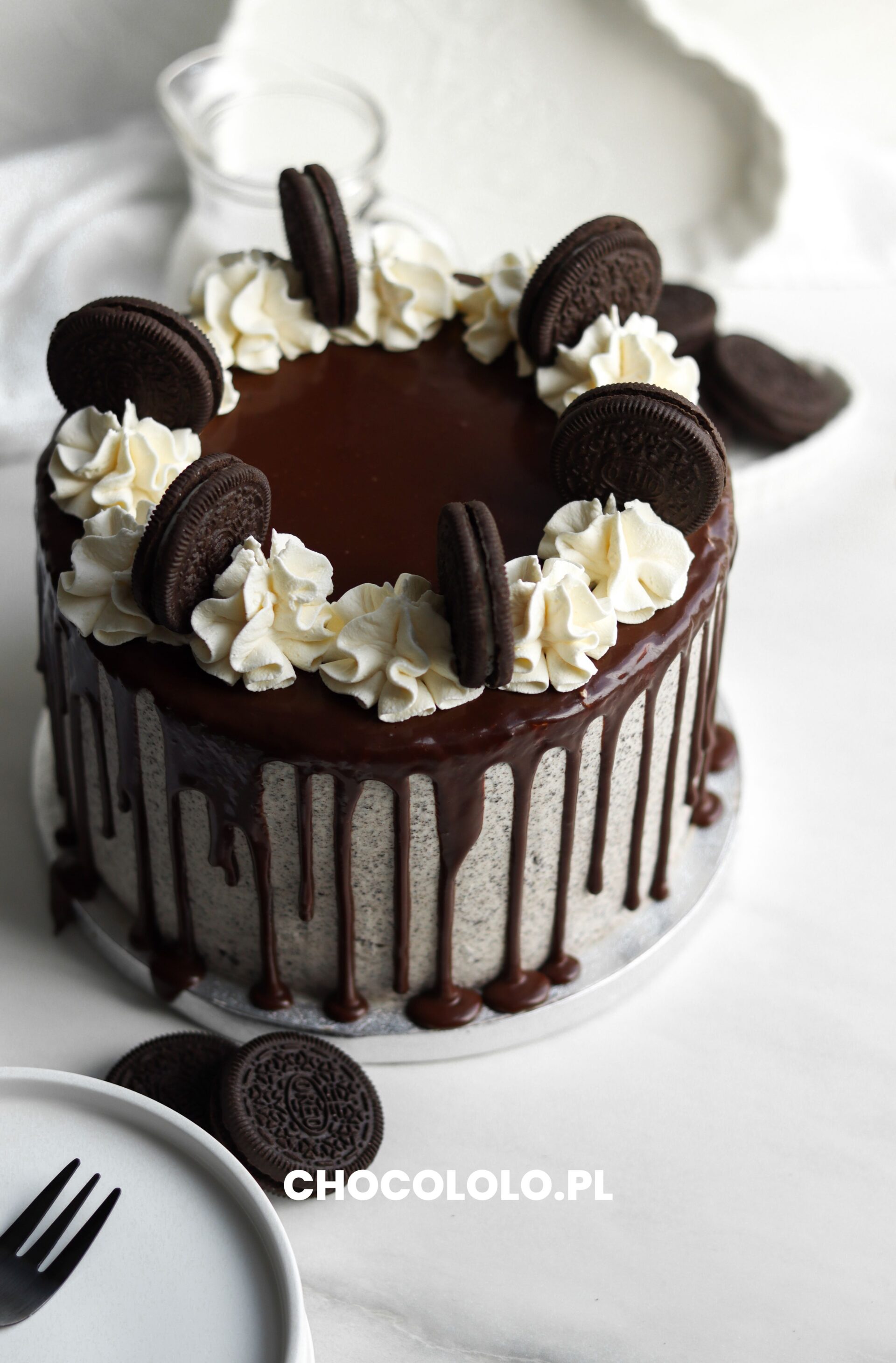 Tort Oreo - Chocololo.pl - czekoladowy blog
