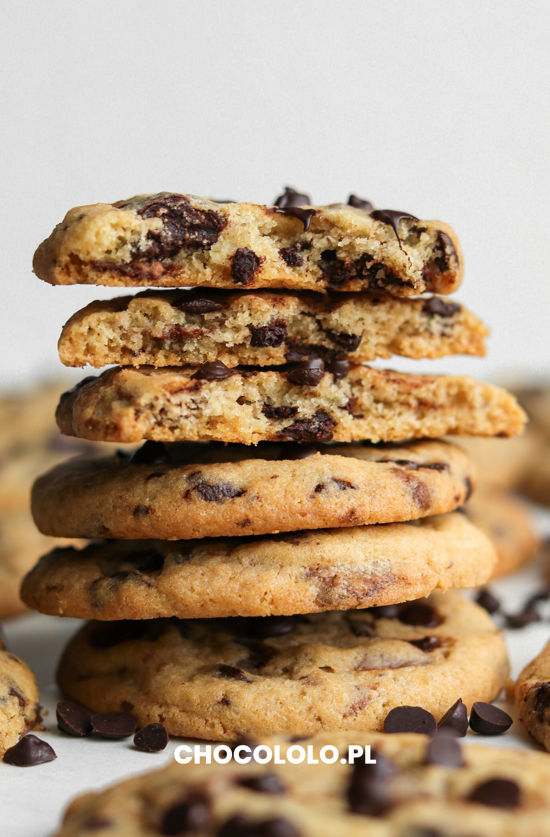 Chocolate chip cookies (ciasteczka z kawałkami czekolady) - Chocololo.pl - czekoladowy blog