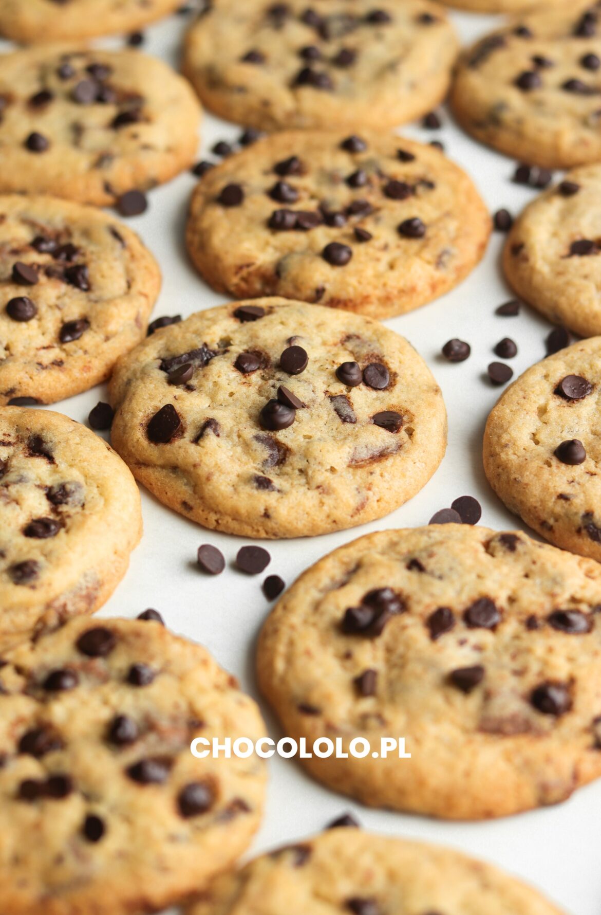 Chocolate chip cookies (ciasteczka z kawałkami czekolady) - Chocololo ...