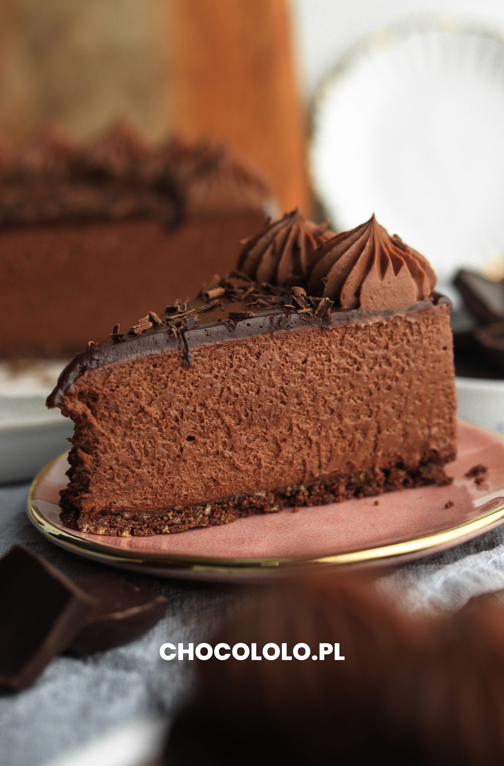 Sernik czekoladowy na zimno - Chocololo.pl - czekoladowy blog
