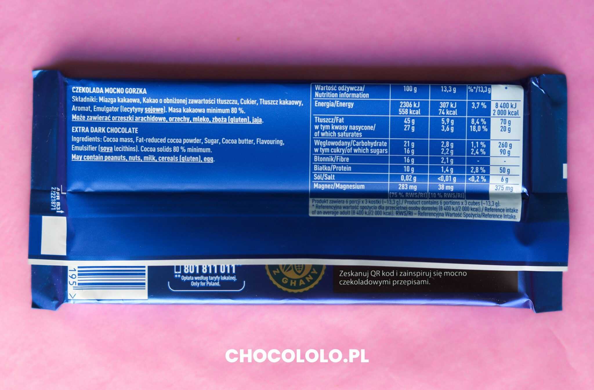 Wedel czekolada mocno gorzka 80% (recenzja) - Chocololo.pl ...